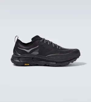 Hoka One One Mafate Speed 4 Lace-up Sneakers - Black