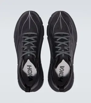 Hoka One One Mafate Speed 4 Lace-up Sneakers - Black