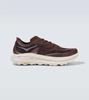 Hoka One One Mafate Speed 4 Lace-up Sneakers - Brown
