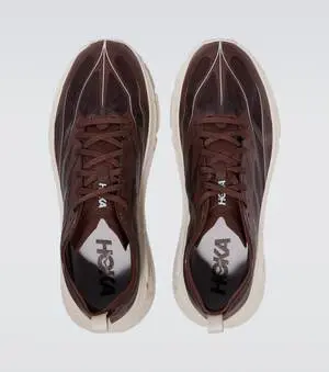 Hoka One One Mafate Speed 4 Lace-up Sneakers - Brown