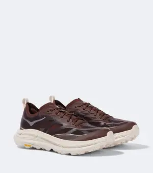 Hoka One One Mafate Speed 4 Running Shoes - Brown