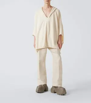 Rick Owens Hooded Cotton Shirt