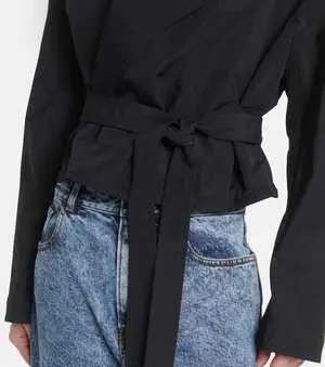 Alaïa Hooded Wrap Jacket