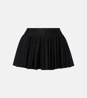 Alaïa Godet Pleated Shorts