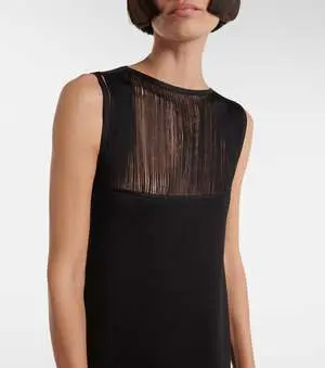 Khaite Ruslan Maxi Dress - Black