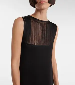 Khaite Ruslan Maxi Dress - Black