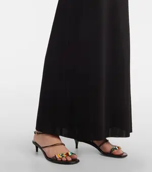 Khaite Ruslan Maxi Dress - Black