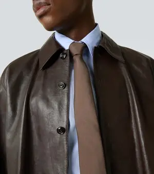 LARDINI Cotton Poplin Shirt - Blue
