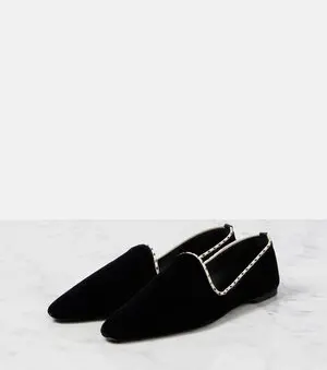TOTEME Velvet Slippers