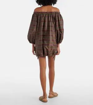 Max Mara Alcamo Cotton-blend Minidress