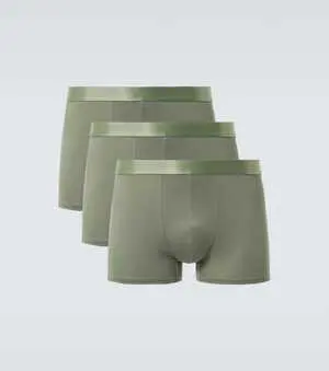CDLP Set Of 3 Logo Boxers - Green