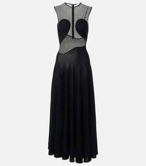 Alaïa Paneled Maxi Dress