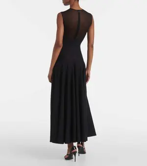 Alaïa Paneled Maxi Dress