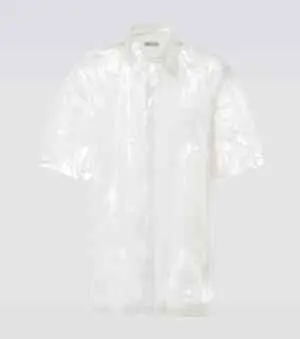 Dries Van Noten Sheer Bowling Shirt