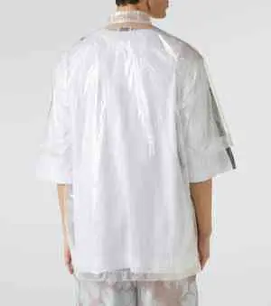 Dries Van Noten Sheer Bowling Shirt