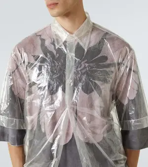 Dries Van Noten Sheer Bowling Shirt