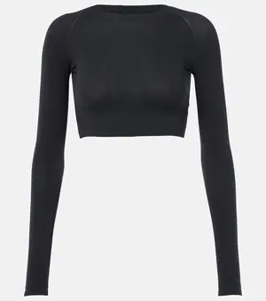 Alaïa Jersey Crop Top