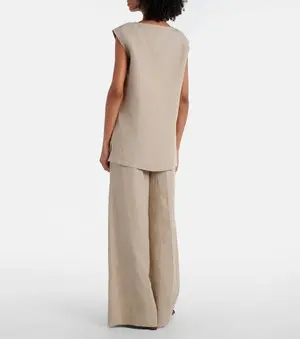 Max Mara Colombo Linen Top