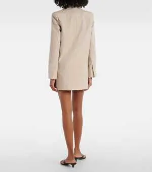 Max Mara Single-breasted Wool Blazer - Beige