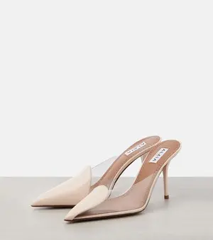 Alaïa Le Cour Abrait 90 Patent Leather Mules
