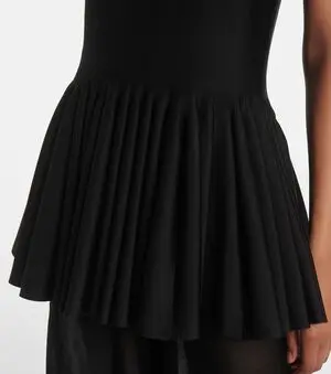 Alaïa Pleated Turtleneck Top