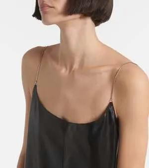 Alaïa Leather Slip Romper