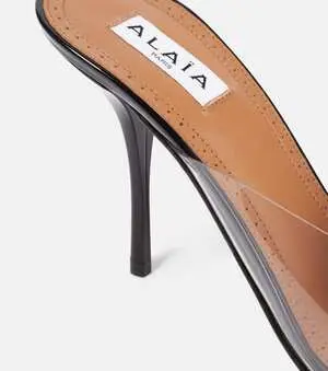 Alaïa Le Cour Abstraît 90 Patent Leather Mules
