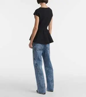 Alaïa Peplum Top