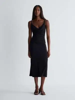 Diane Von Furstenberg Claudia Slip Dress - Black