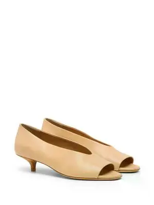 Marsèll Fiuto Leather Pumps - Neutrals