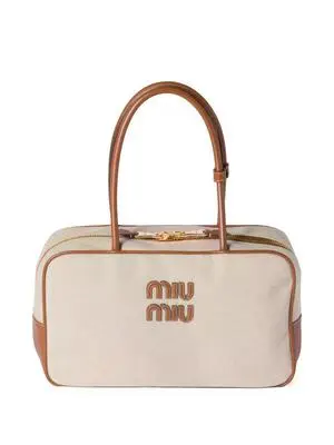 Miu Miu Beau Tote Bag - Neutrals