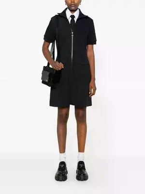 Moncler Piquet Polo Mini Dress - Blue
