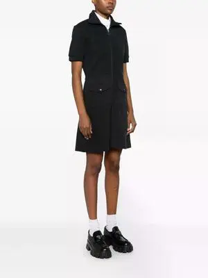 Moncler Piquet Polo Mini Dress - Blue