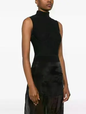 NENSI DOJAKA Knitted Corset Bodysuit