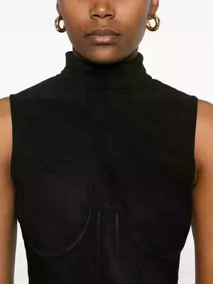 NENSI DOJAKA Knitted Corset Bodysuit