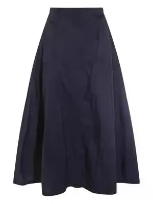 Add Drawstring-waist Skirt - Blue