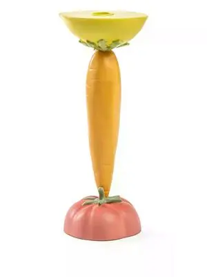 SELETTI Vitamin Carrot Candlestick - Yellow