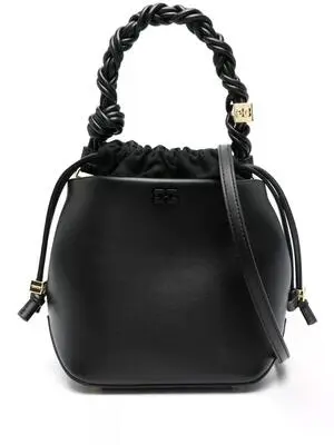 Ganni Silver Tone Bucket Bags For Women