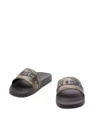 Givenchy Logo-embossed Slides - Black