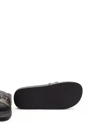 Givenchy Logo-embossed Slides - Black