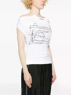 ALAINPAUL Printed T-shirt - White