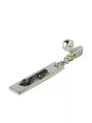 PARTS OF FOUR Plate Drop Earring - Silver