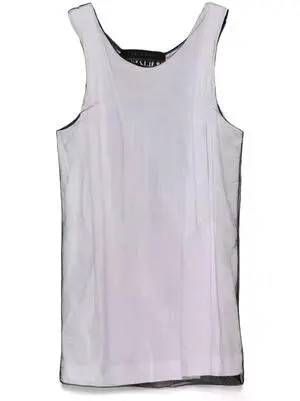 ALAINPAUL Mesh-overlay Tank Top