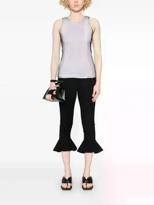 ALAINPAUL Mesh-overlay Tank Top