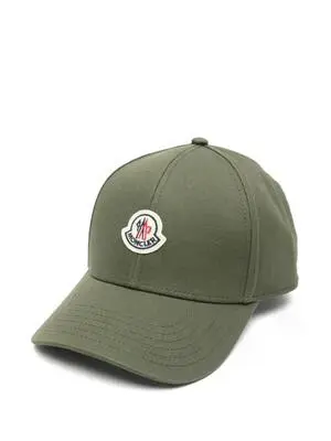 Moncler Logo-patch Baseball Cap - Green