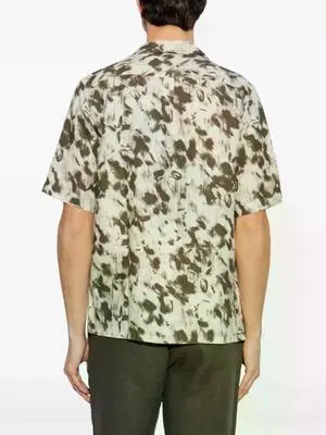 SAMSOE SAMSOE Abstract-print Short-sleeve Shirt