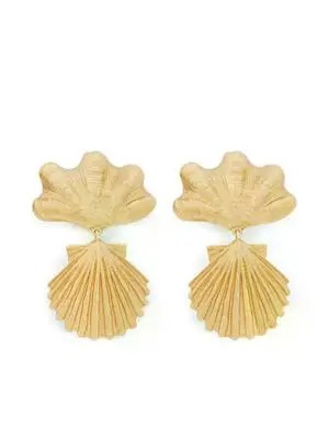 Chloé Shell Earrings - Gold