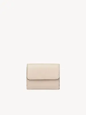 Chloé Mini Iconic Tri-fold In Shiny Leather