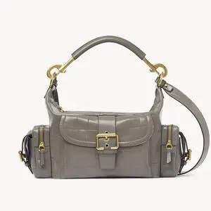 Chloé Camera Bag In Croco-effect Leather