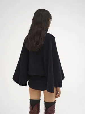 Chloé Short Turtleneck Cape